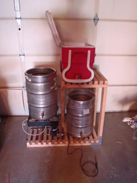 Wooden Brew Stand Build | Homebrew Talk - Beer, Wine, Mead, & Cider ...