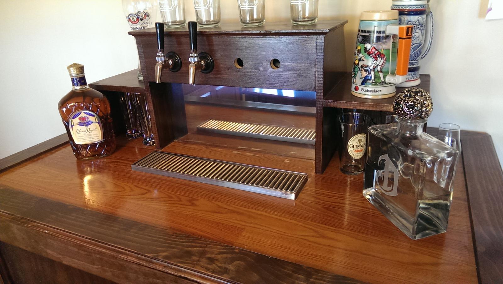 Frigidaire 4 tap coffin keezer build | Homebrew Talk - Beer, Wine, Mead ...