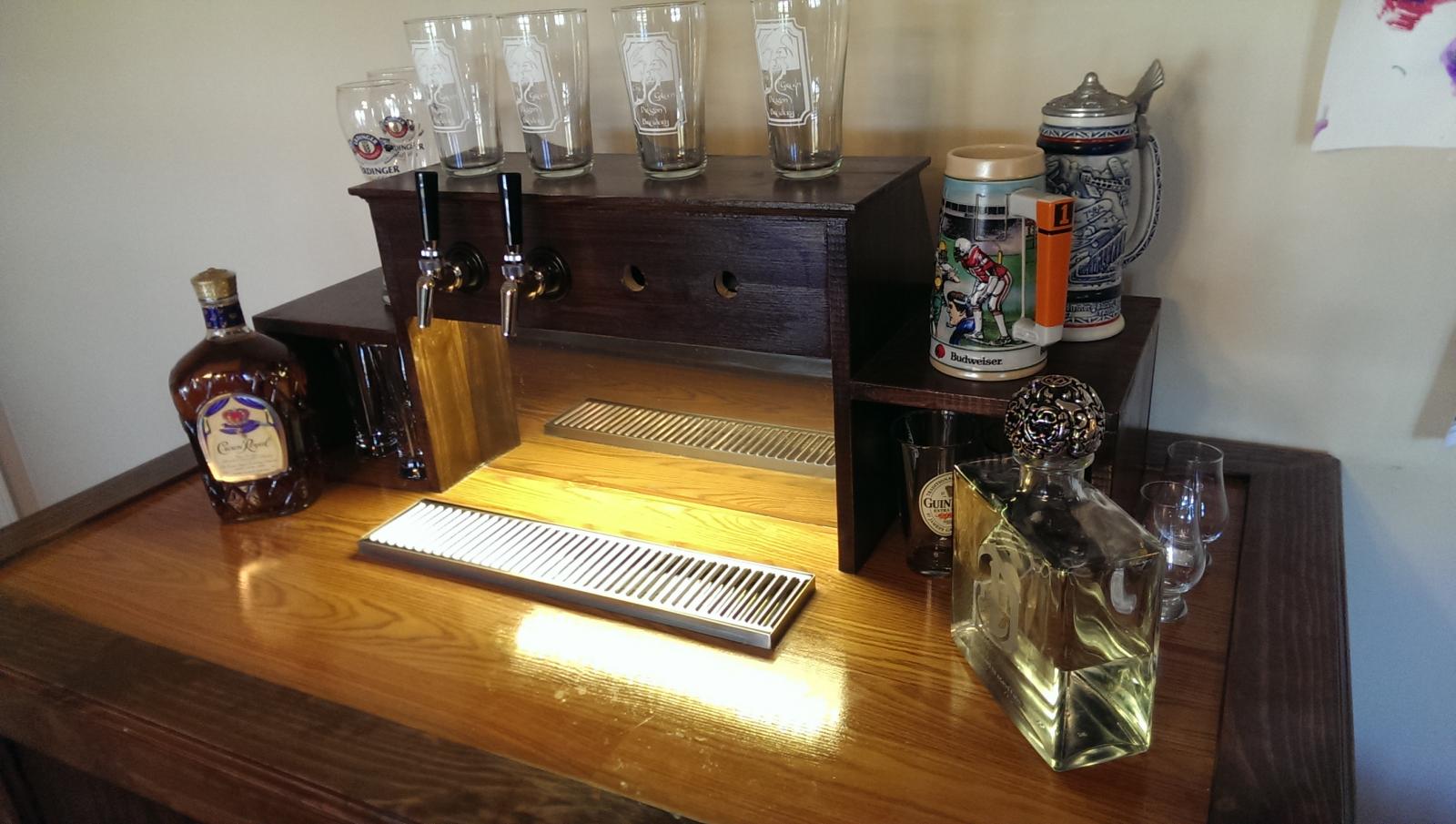 Frigidaire 4 tap coffin keezer build | Homebrew Talk - Beer, Wine, Mead ...